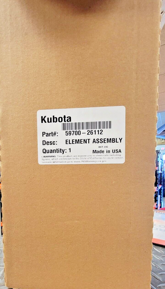 59700-26112 OEM KUBOTA OUTER AIR FILTER FOR SVL90, SVL90-2, SVL95 ...