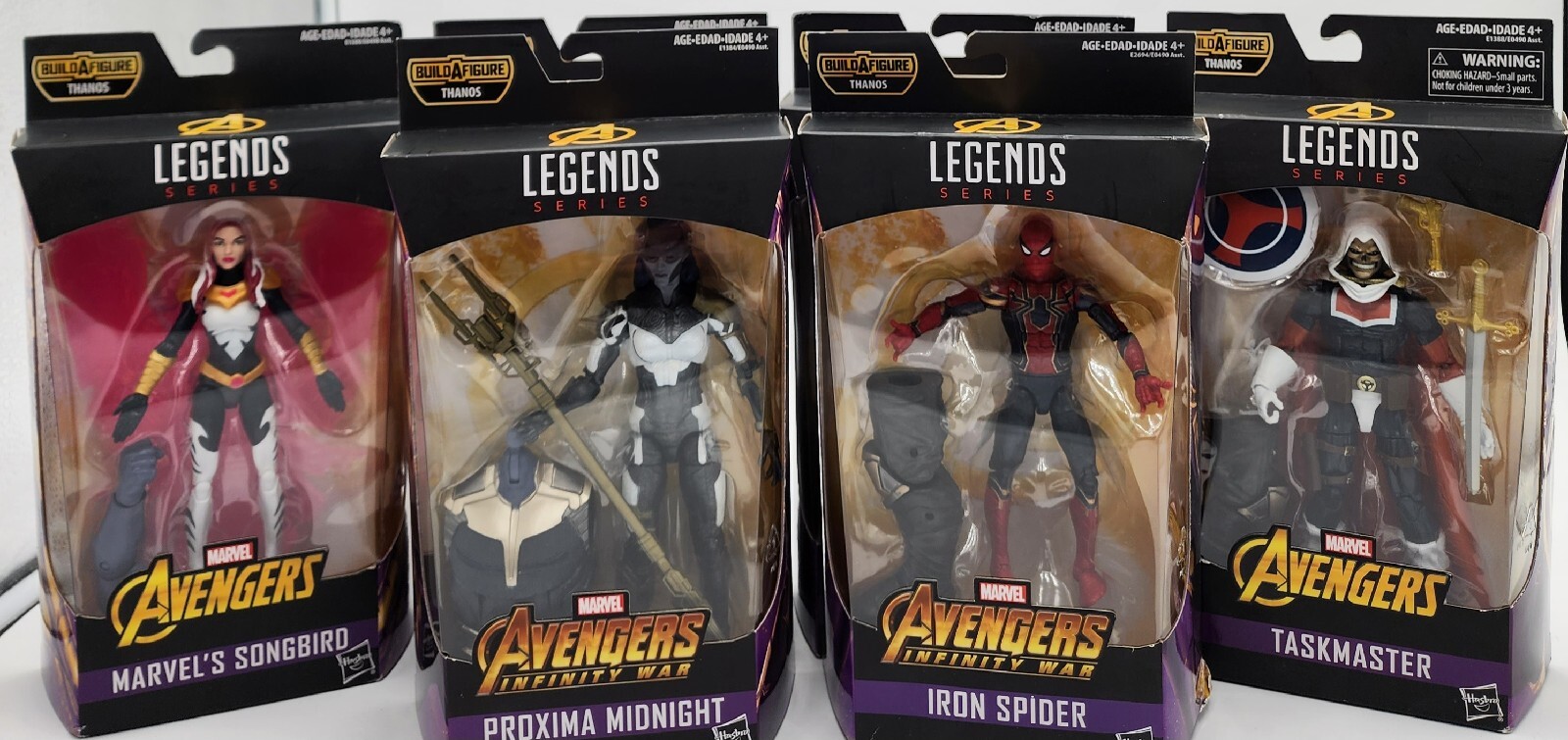 Marvel Legends Avengers Infinity War Thanos BAF Complete Set (7) Action ...