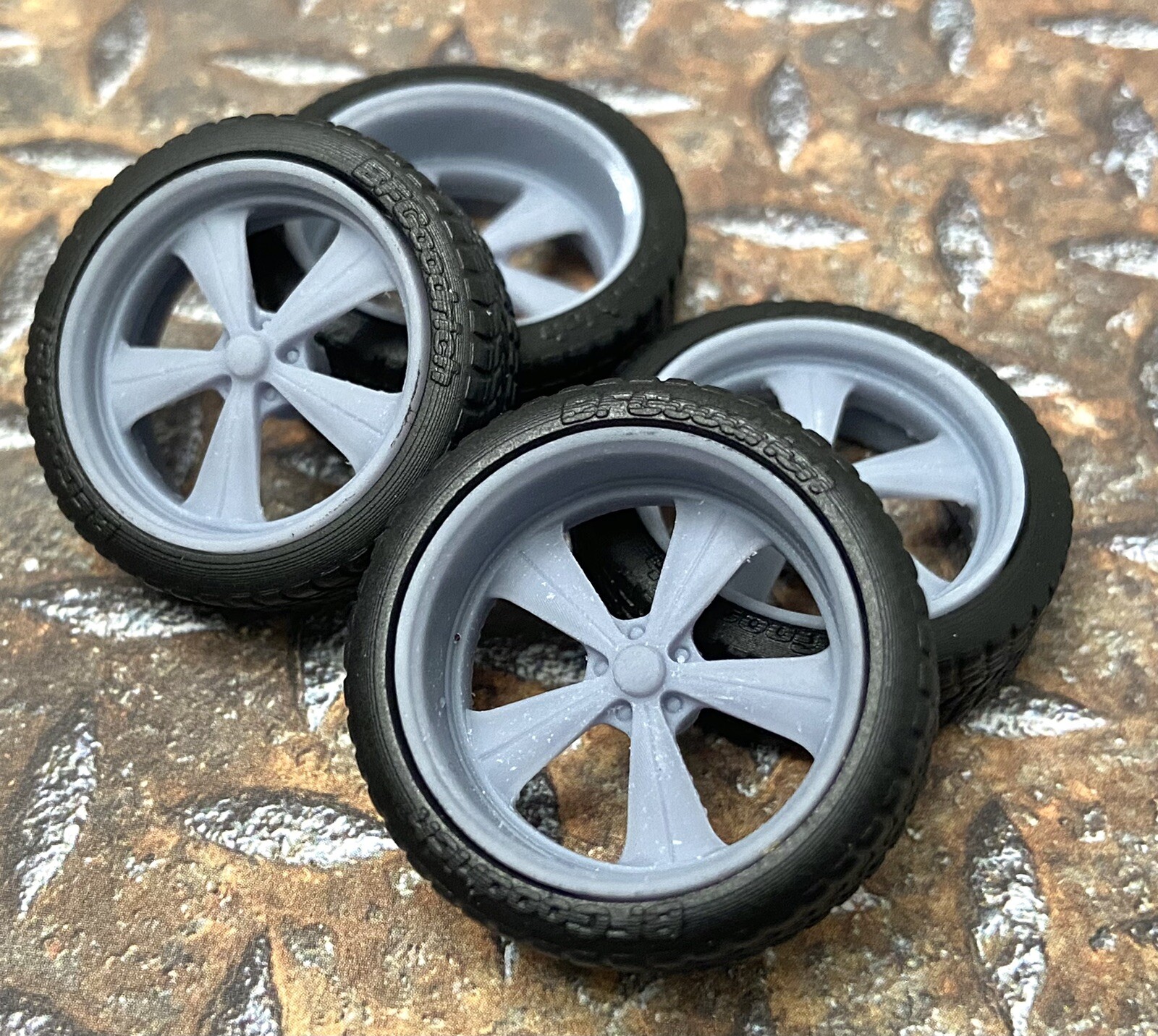 Resin 21/20 In. “US Mags Thruster” Model car Wheels/Tires 1/24 1/25 ...