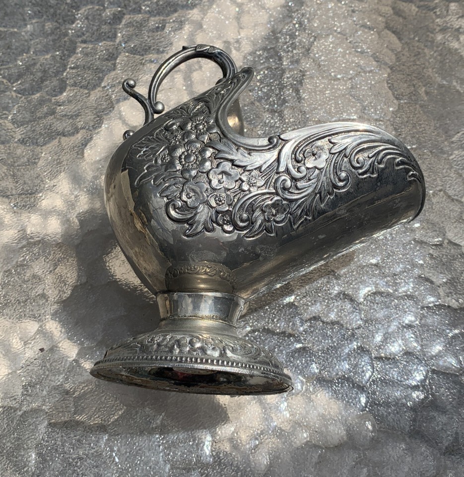 Vintage RAIMOND Italy 1960's Silver Plated Ornate Floral Sugar Scuttle ...