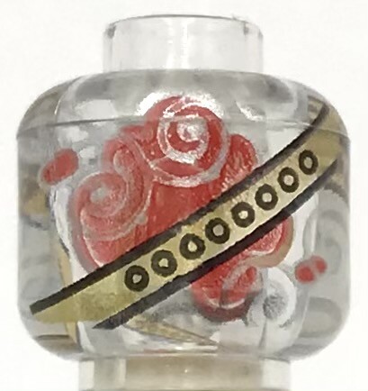 Lego New Trans-Clear Minifigure Head without Face Remembrall Piece | eBay