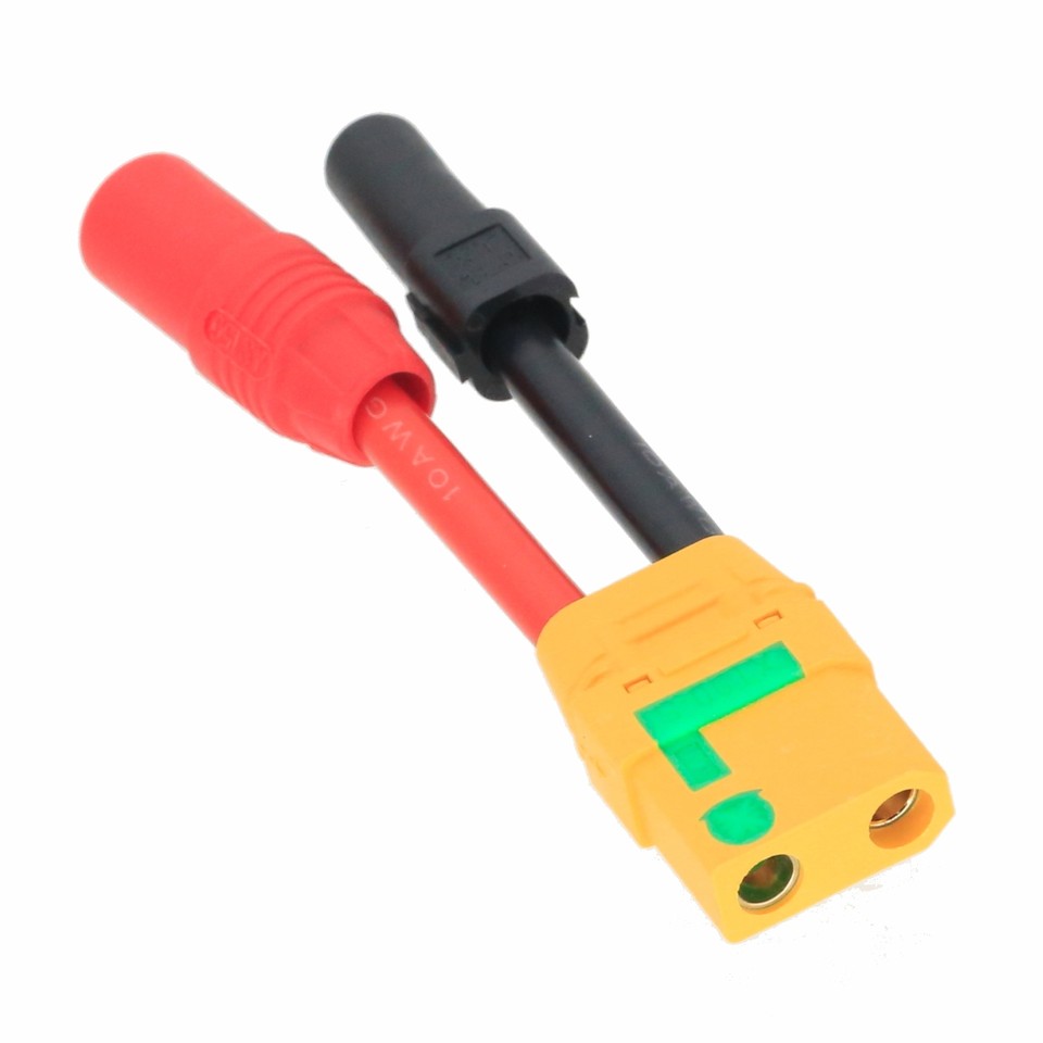 AS150 XT150 Female to Amass XT90-S Anti Spark Female Cable 10AWG 5CM ...