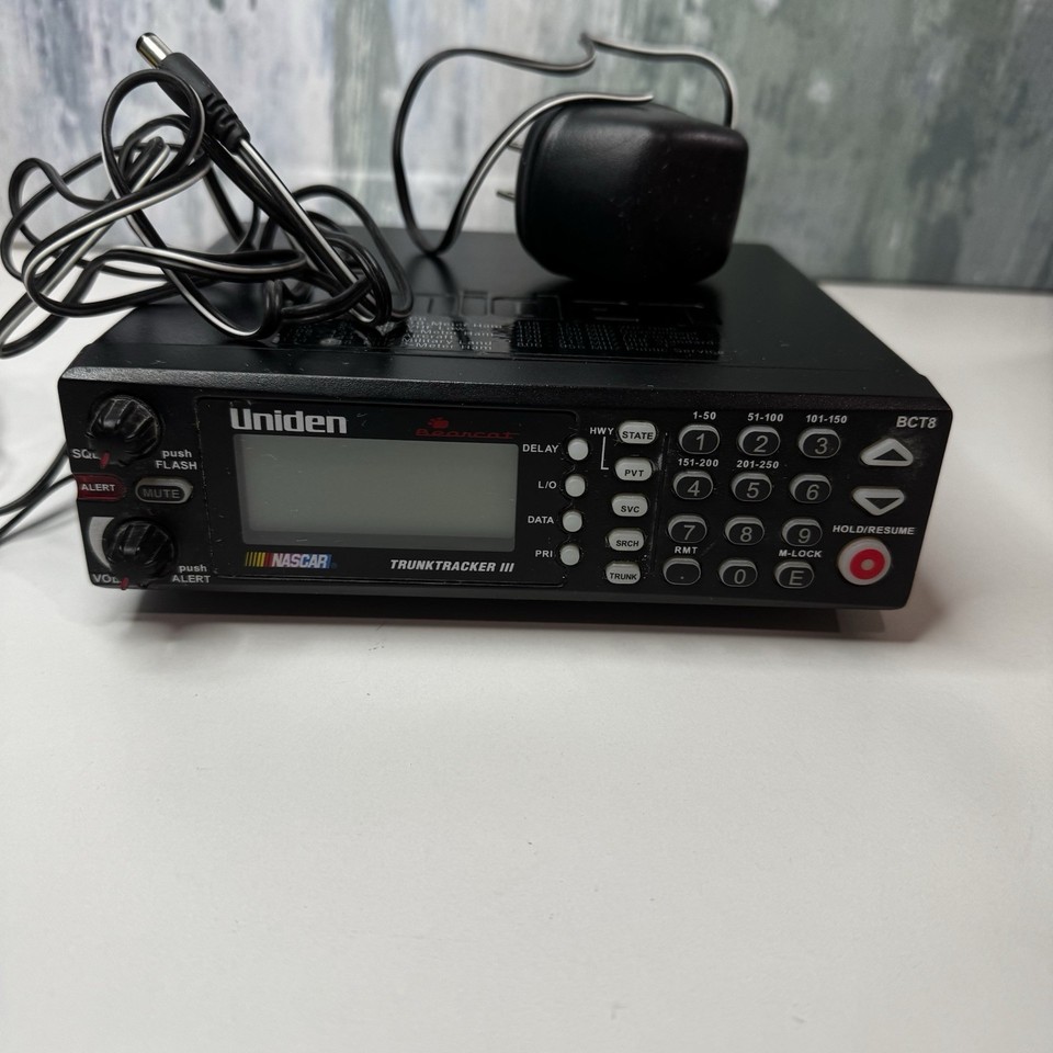 Uniden BCT8 Trunk Tracker III 3 Bearcat Nascar Scanner Аа36 | eBay