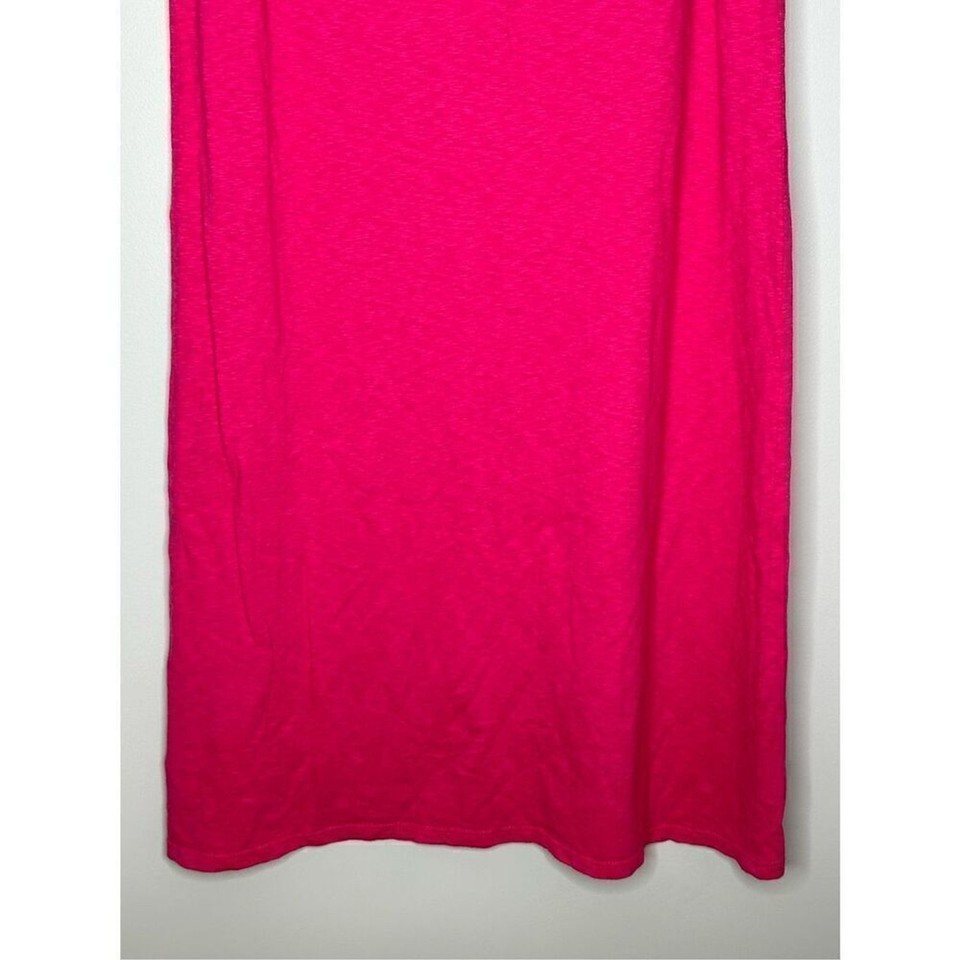 Chico’s Linen Blend Pink Embroidered Collar Dress Size 0 (4) | eBay