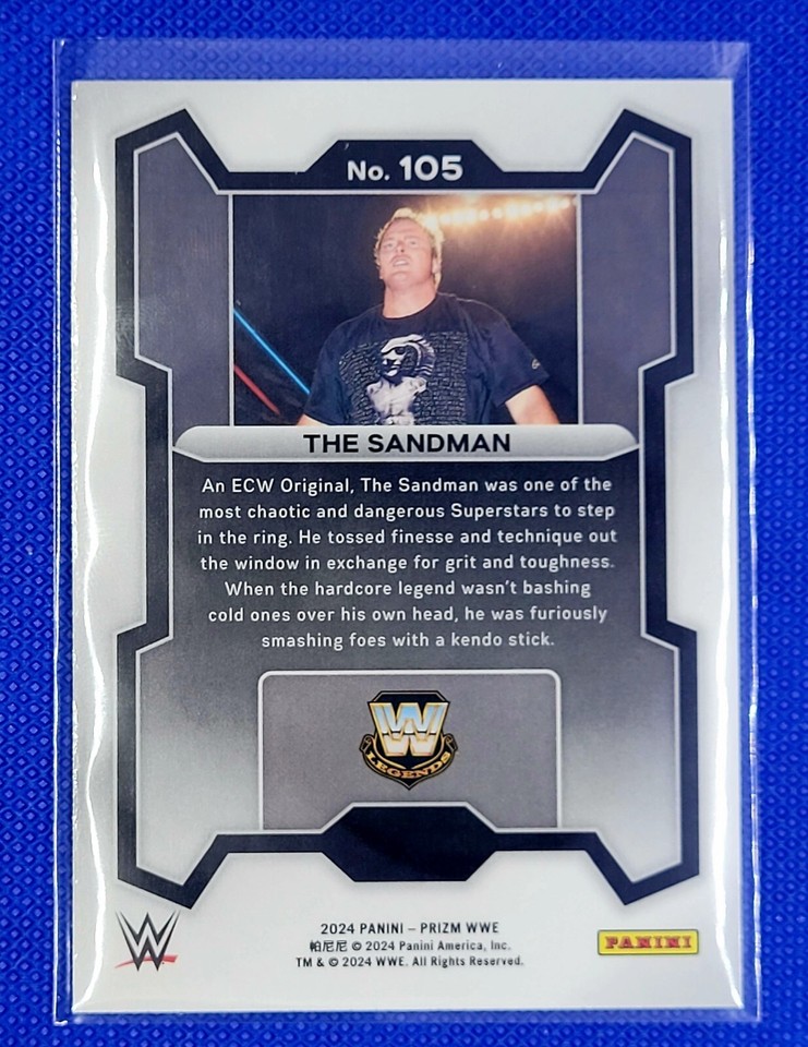 2024 Panini Prizm WWE The Sandman Legend Wrestling Card #105 | eBay