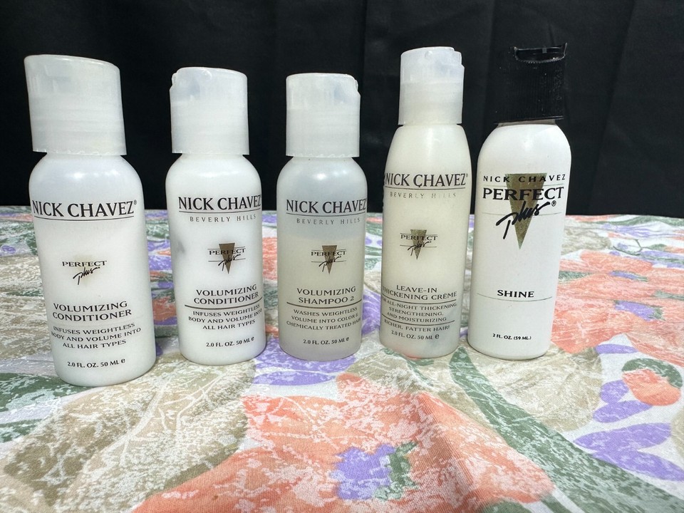 Nick Chavez Travel Size Flocker Conditioner Shampoo Lot of 7 | eBay