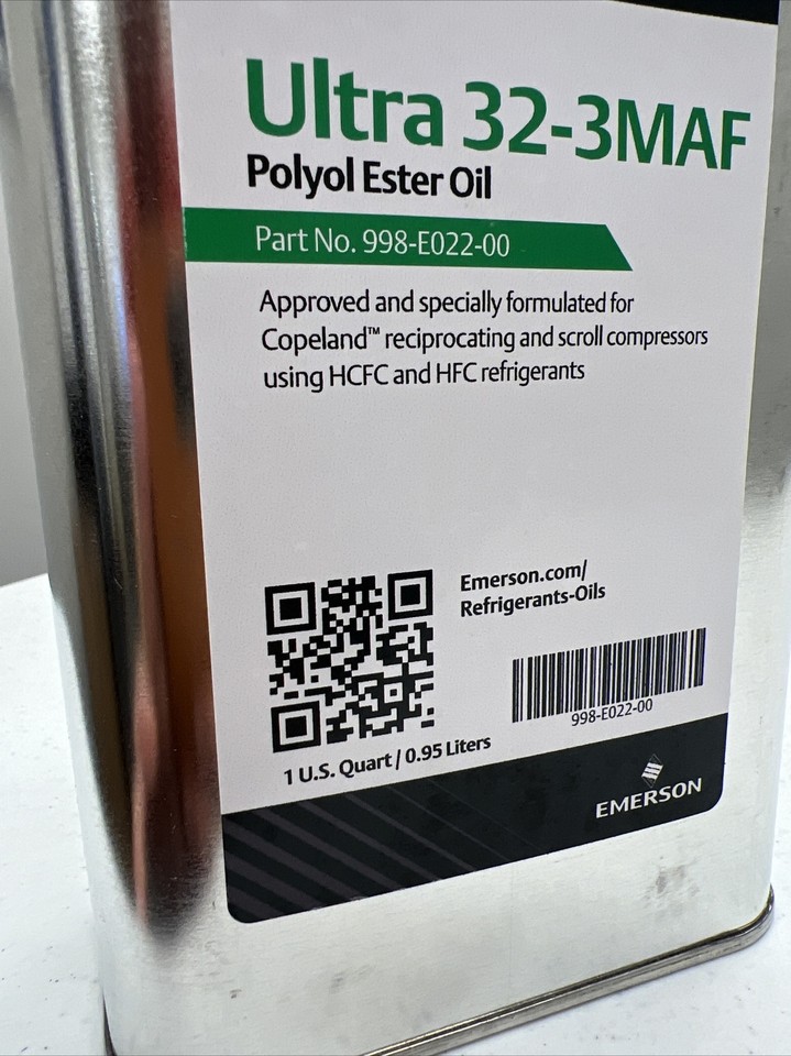 Copeland Ultra 32-3MAF Polyol Ester Oil | eBay
