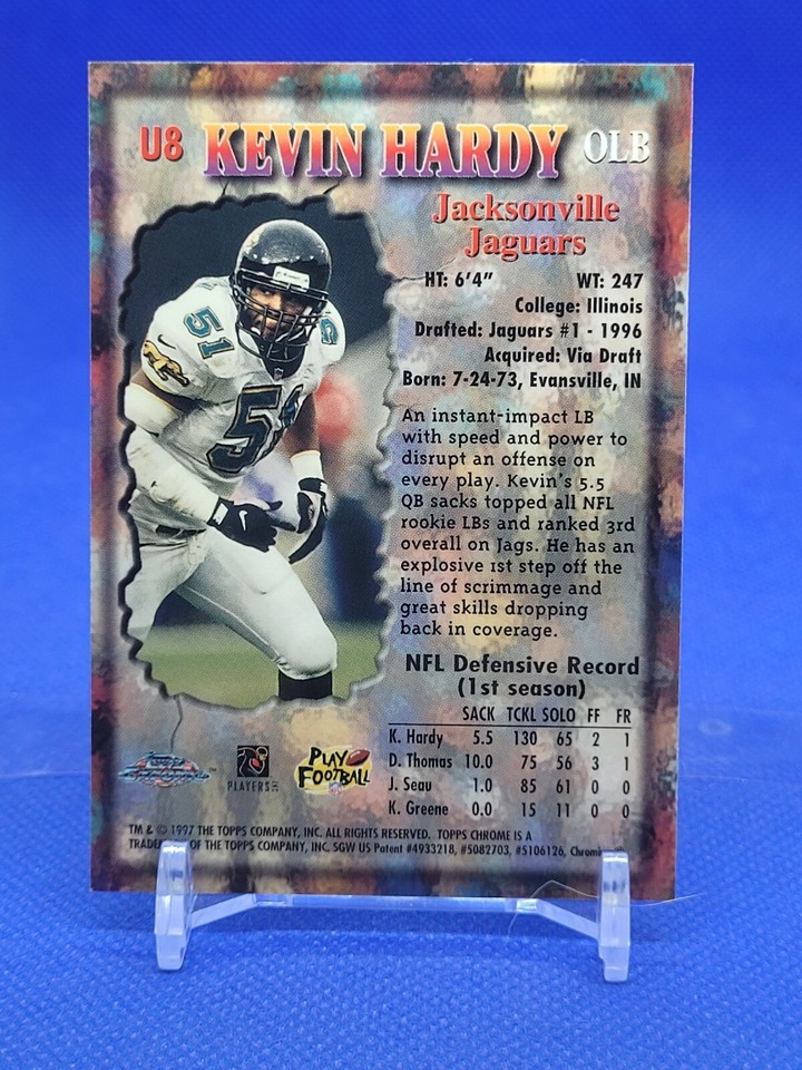 1997 Topps Chrome Underclassmen Kevin Hardy #U8 | eBay