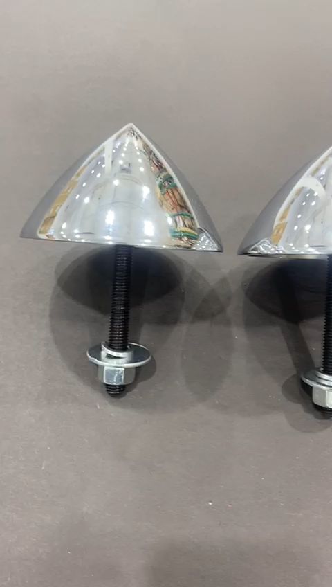 FRONT ACCESSORY BUMPER BULLETS CHROME , PAIR. FITS 1957 CHEVY | eBay