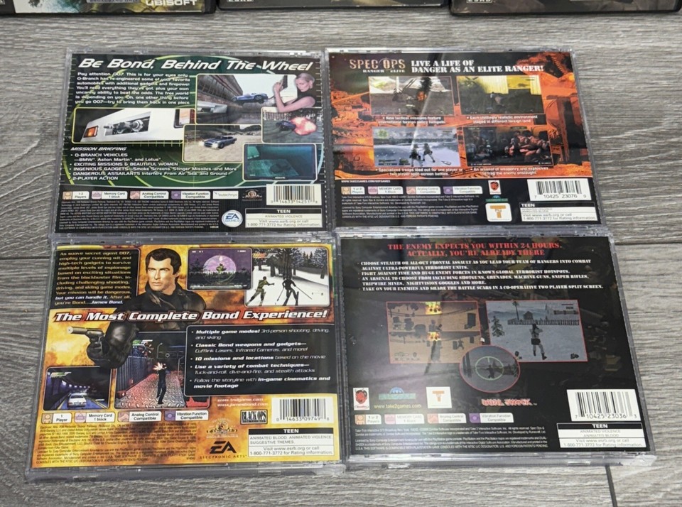 Sony PlayStation 2 COD 007 Clancy Filter FPS PS2 Fat Home Console ...