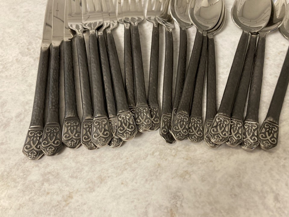 Gourmet Settings Stainless Avalon Barcelona Forks, Teaspoons, Knives ...