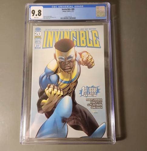 INVINCIBLE #89 CGC 9.8 White Pages Image Comics 1st Bulletproof as ...