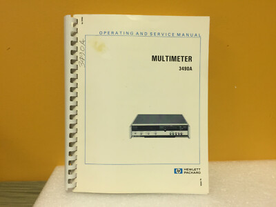 Manuals & Books - Multimeter Operating Service Manual