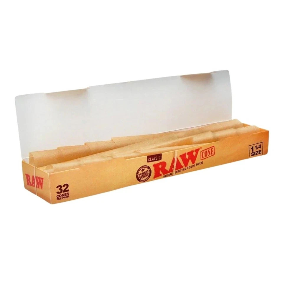 Raw Classic King Size Mega Pack 32 Cones - Pre Rolled Rolling Papers ...