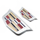 SET of 2 for CT6 XT5 ATS XTS 2015-2017 Chrome Car Front & Rear Badge ...