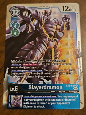 Slayerdramon EX3-024 R Digimon CCG | eBay