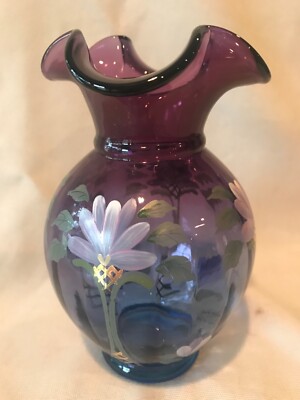 Fenton Art Glass Bill Fenton Signature Series 2003 hand painted ...