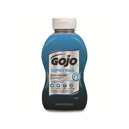 Gojo Supro Max Heavy-Duty Hand Cleaner, 10 Fl Oz, Squeeze Bottle - 8 ...