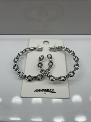 Express earrings Silver Tone | eBay