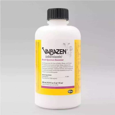 Valbazen Suspension 500ml Dewormer Cattle Sheep Goats 87219014196| eBay