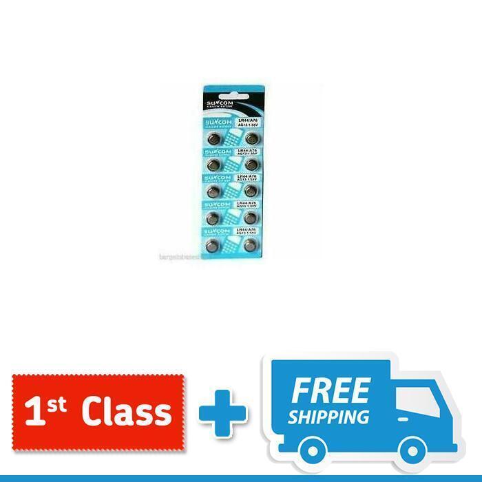 20 X AG13 LR44 LR1154 SR44 A76 357A 303 357 Alkaline Coin Cell Button ...