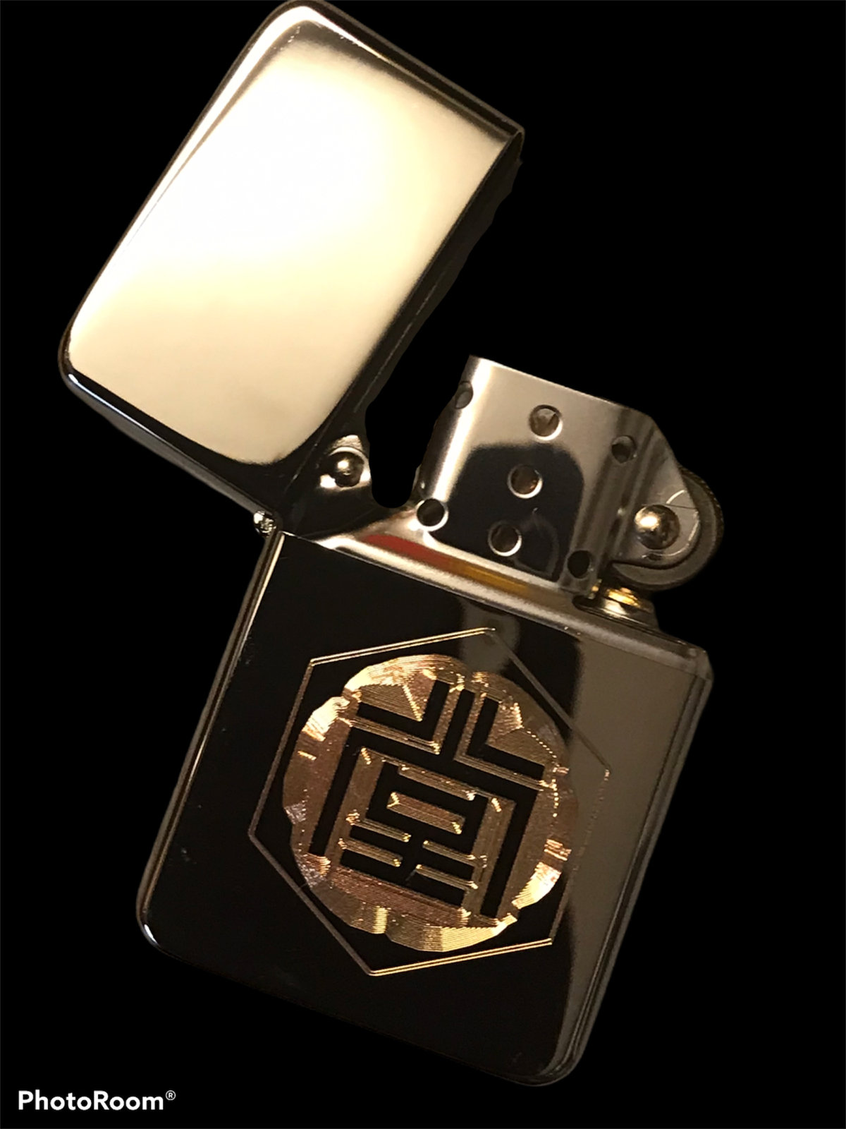 DOJIMA FAMILY LIGHTER Chrome fin. w/ Gift Box *FREE ENGRAVING* yakuza ...