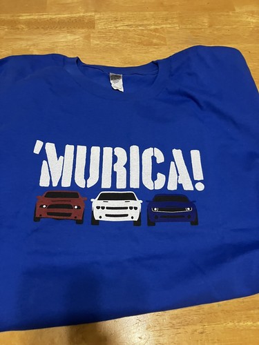 ‘MURICA! Blipshift XL T-shirt Dark Blue | eBay