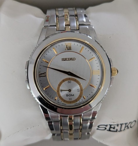 Seiko 6G28-00B0 Small Seconds Quartz Mens Watch JAPAN w/box | eBay