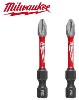 Milwaukee PH2 Impact Phillips Screwdriver Bits Extreme fits makita ...