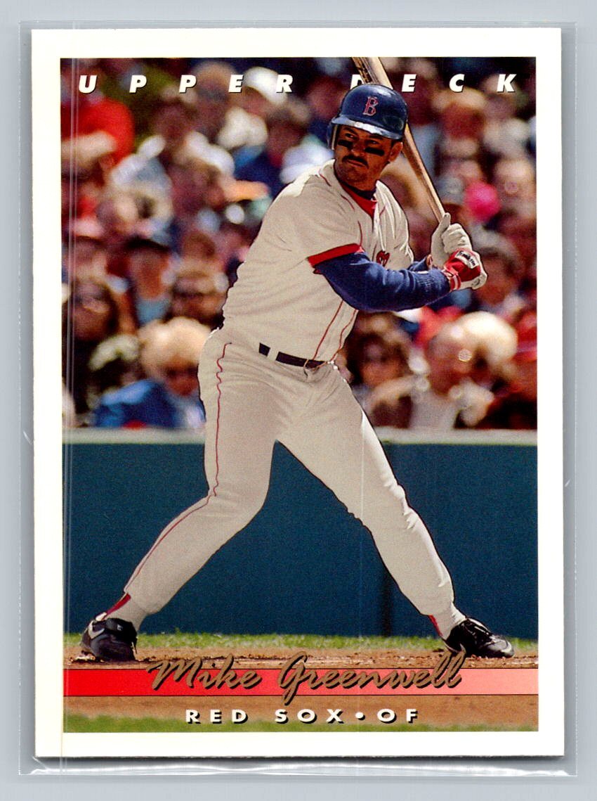1993 Upper Deck Mike Greenwell #154 Baseball Boston Red Sox | eBay