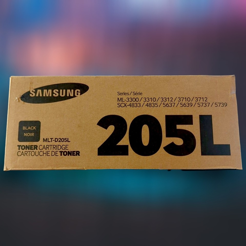 Genuine Samsung MLT-D205L Black Toner Cartridge 205L | eBay