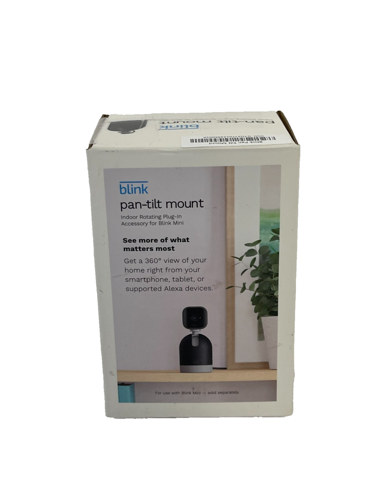Blink Mini Pan-Tilt Mount for Mini Smart Rotating Security Camera Black ...