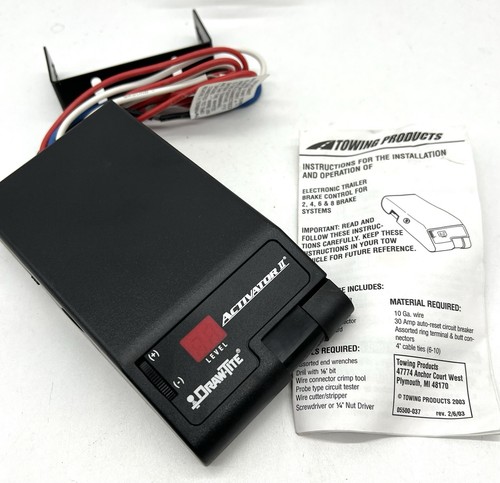 Draw-Tite 5500 Activator II 2 Electronic Trailer Brake Control - 2 4 6 ...