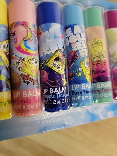 Nickelodeon SpongeBob SquarePants Flavored Lip Balms--10 Pack--Brand ...
