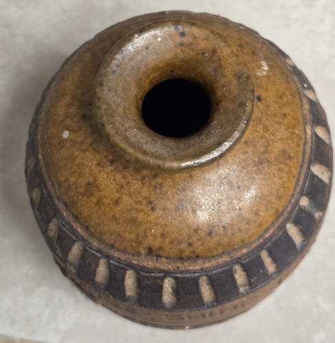 Vintage Ed Schrock Down To Earth Biblical Glazed Pottery Vase- Isaiah ...