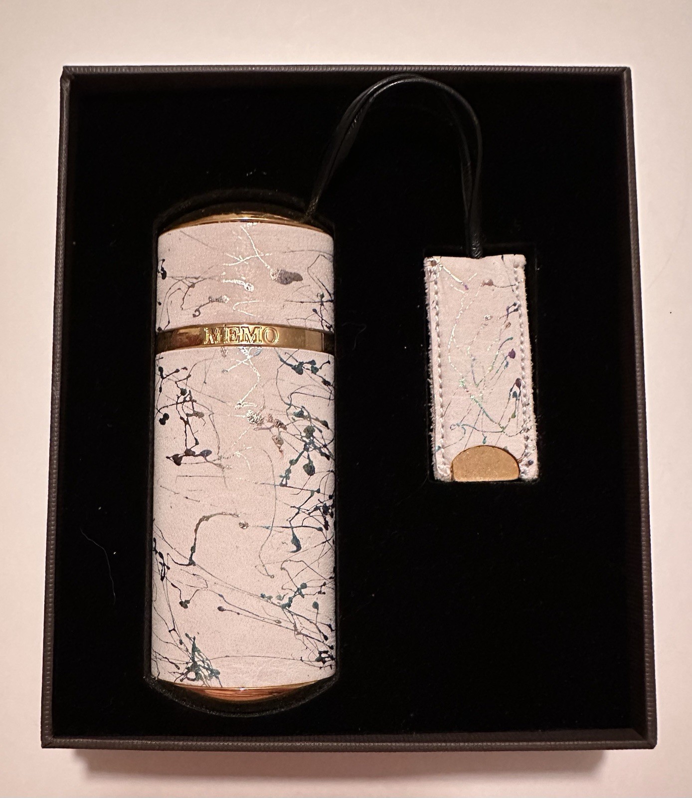 Memo Paris Perfume Travel Case Saturday Night Metal/Leather Ret. $165 ...