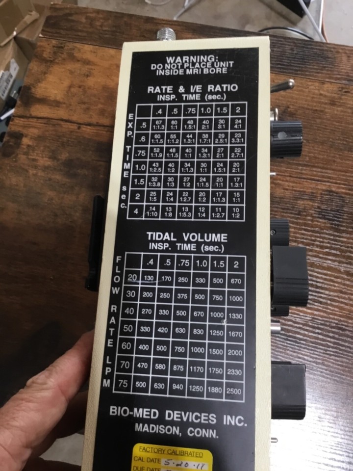 Bio-Medics Inc. IC-2A VENTILATOR | eBay
