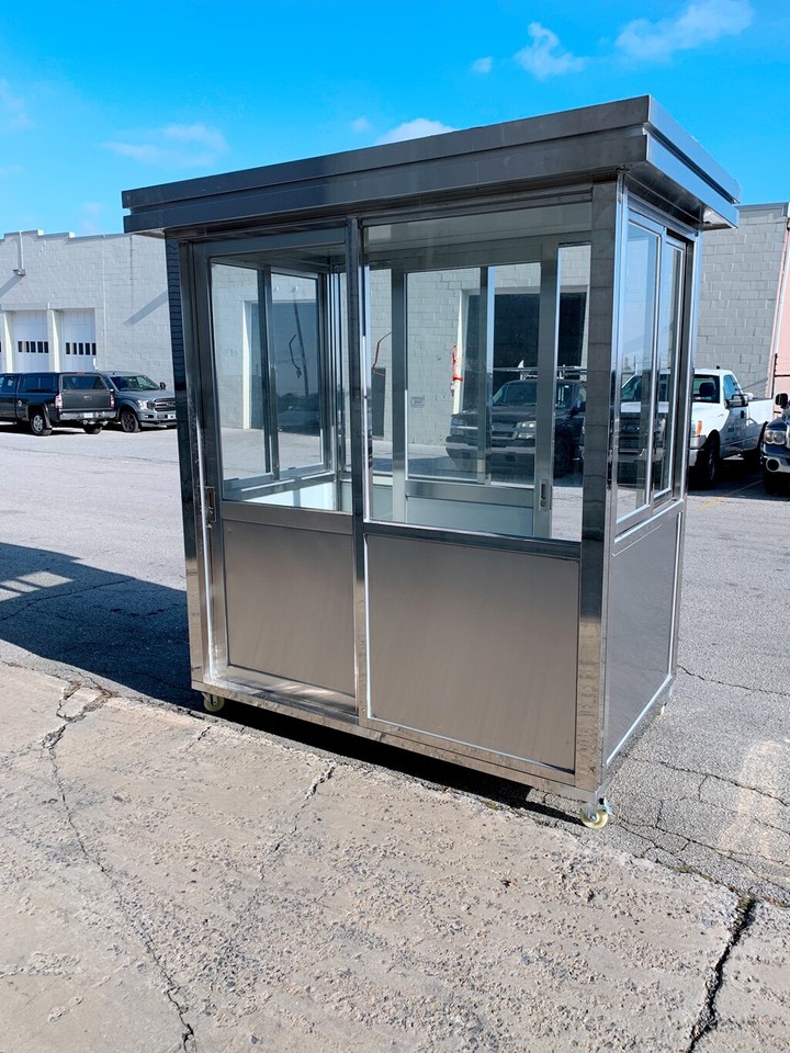 304 Stainless Steel Guard Shack Booth Portable Booths guard booths 6 ...
