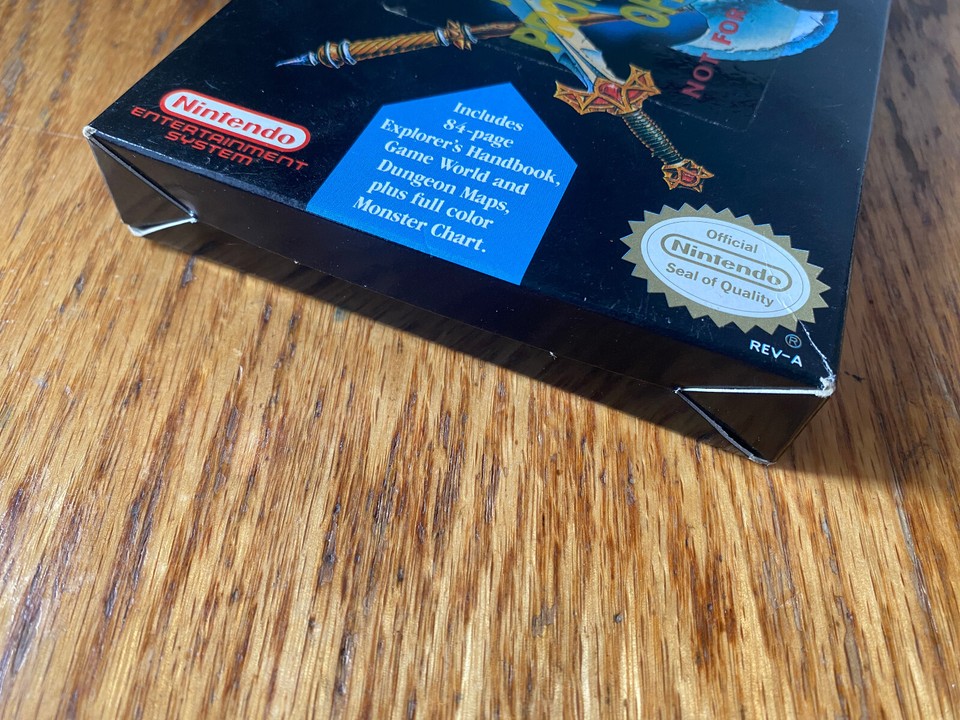 Final Fantasy NOT FOR RESALE nintendo promo offer complete in box nes ...