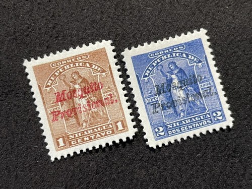 SA7-2. Nicaragua 1894 Mosquito Coast Provisional Set MNH Reproduction ...