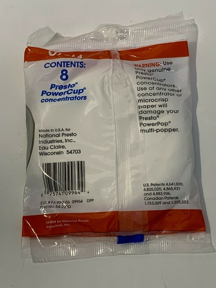 Presto 09964 Replacement Powercup Concentrators Microwave Concentrator ...