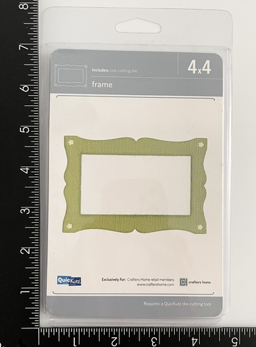QuicKutz 4x4 Frame Die Cut Template Plate C0148SREV | eBay
