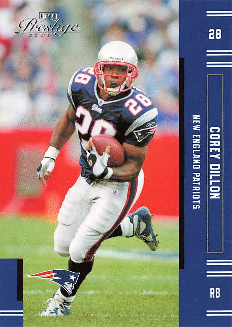 2005 Playoff Prestige #78 Corey Dillon New England Patriots | eBay