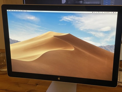 Apple Cinema Display 24" Monitor 1920x1200 Resolution LCD Excellent ...