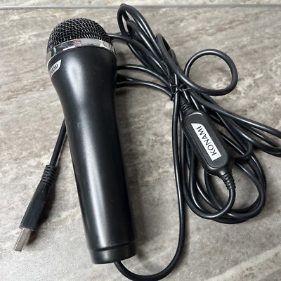 Logitech Konami Black USB Microphone MIC Xbox 360, PS3, Wii and PC | eBay
