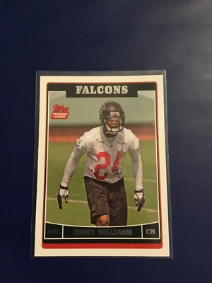 2006 Topps # 345 JIMMY WILLIAMS ROOKIE Atlanta Falcons Great Football ...