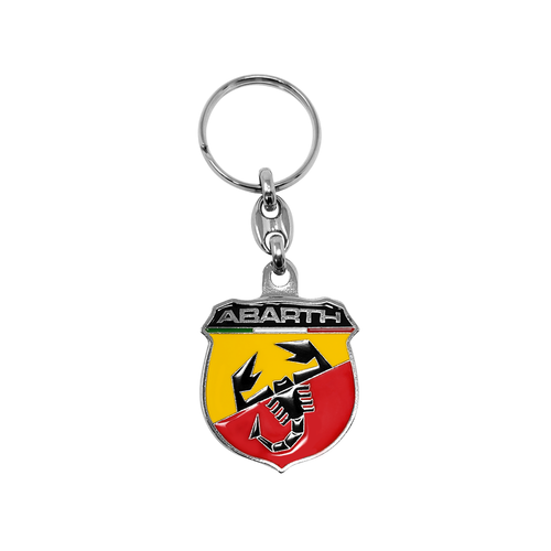 Keychain for Abarth Badge Official Metal, Bifacial, 40 MM | eBay