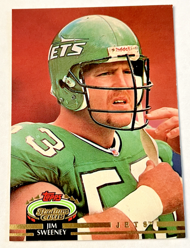 1992 Topps Stadium Club The Sporting News NFL Card 473 Jim Sweeney New ...