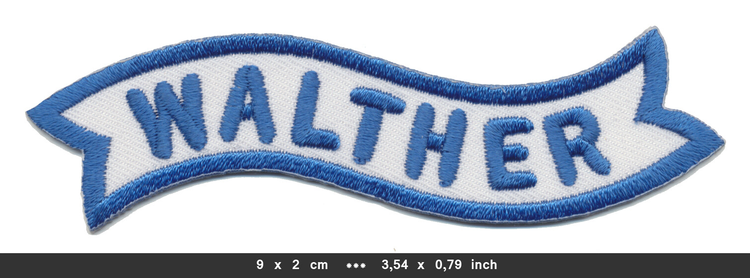 WALTHER Aufnäher Patch Aufbügler Pistolen PK PPK Waffen Schützensport ...