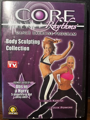 Core Rhythms Dance Exercise Program Body Sculpting Collection 3 DVD Set As Seen | eBay